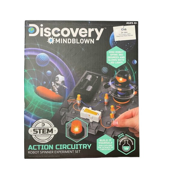 Discovery | Toys | Nib Discovery Action Circuitry Robot Spinner Set ...
